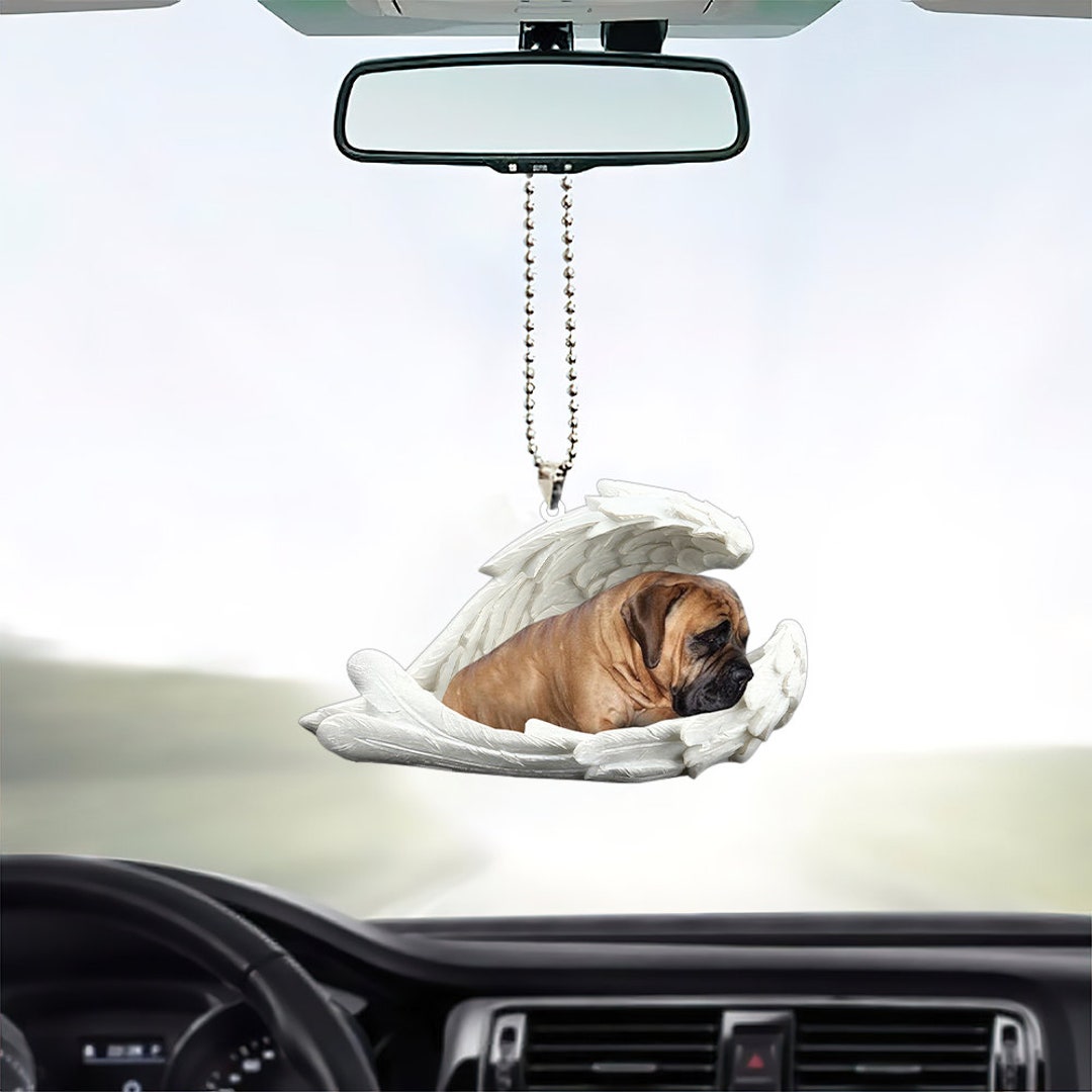 Boerboel Dog Angel Wings Car Ornament, Boerboel Dog Christmas Ornament ...