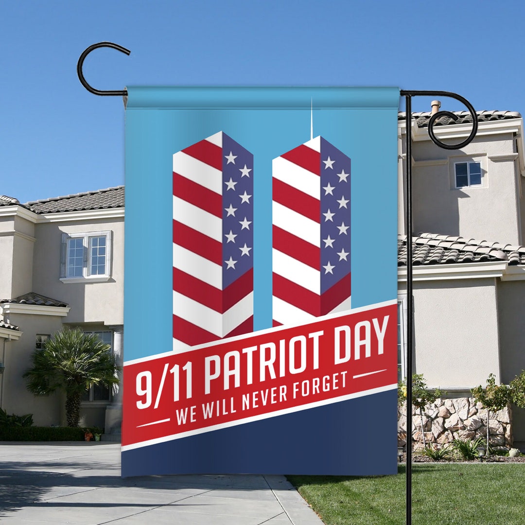 Never Forget 911 Flag, Patriot Day Flag, 911 Memorial Flag, American ...
