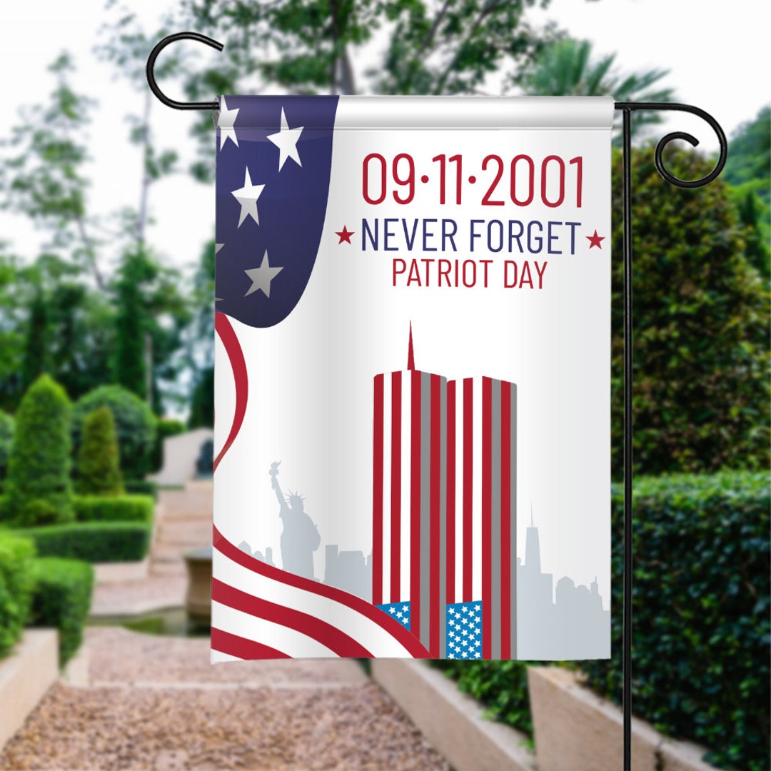Never Forget 911 Flag, Patriot Day Flag, 911 Memorial Flag, American ...