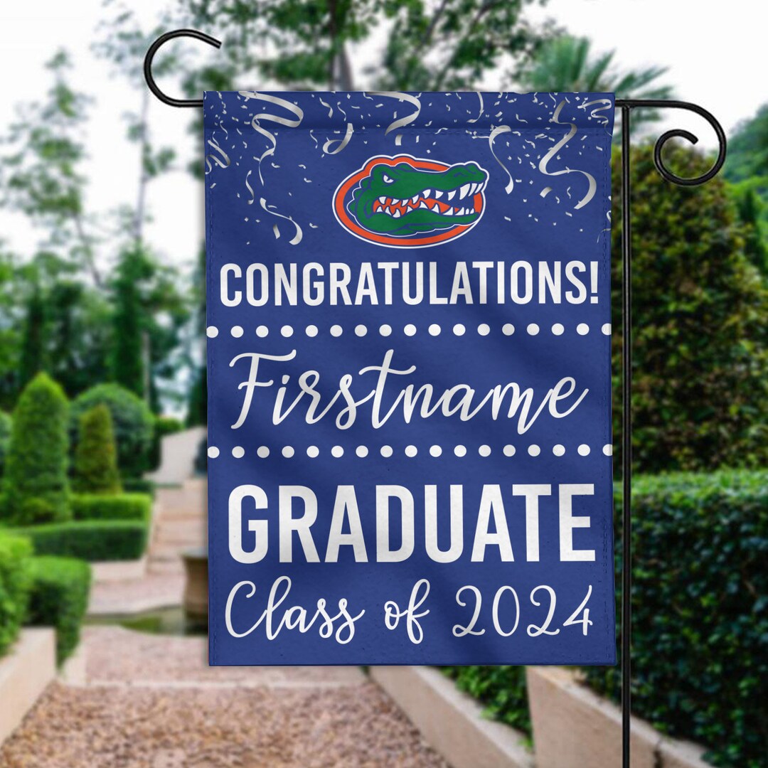 Personalized Graduation 2024 Flag, Custom College Flag, Class of 2024 ...