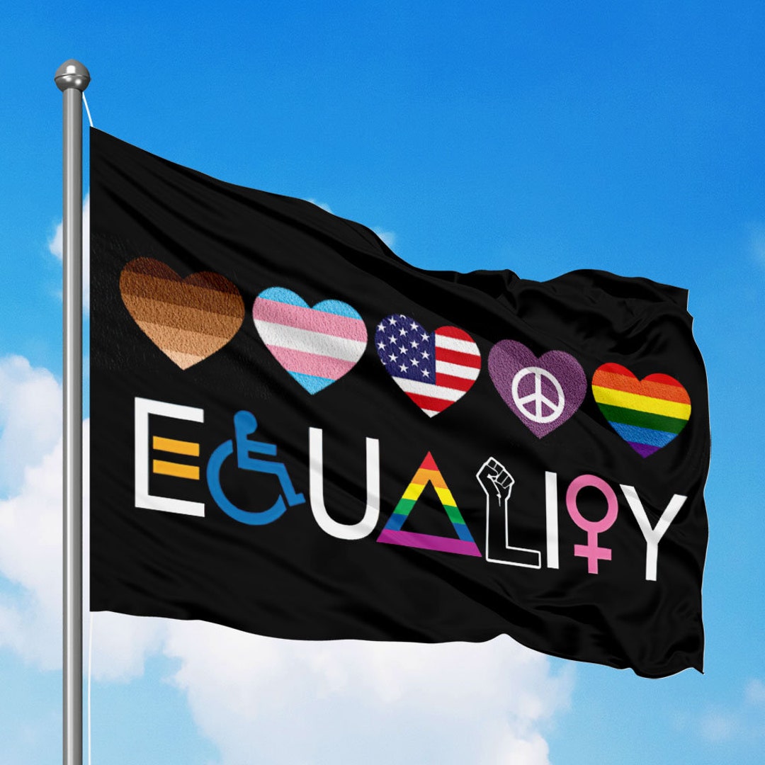 Hope Love Equality Inclusion Kindness Flag, Be Kind Flag, Choose Kind ...