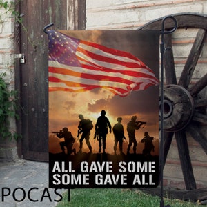 Happy Memorial Day Flag, All Gave Some Some Gave All Flag, American ...