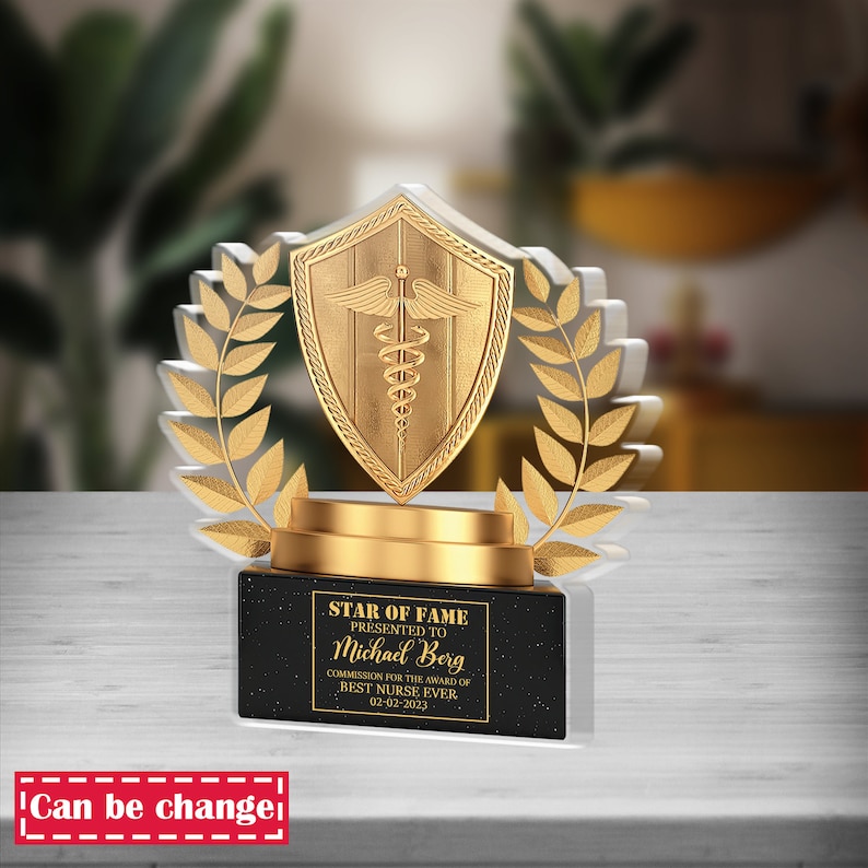 Personalized Medical Caduceus Symbol Acrylic Plaque Medical - Etsy