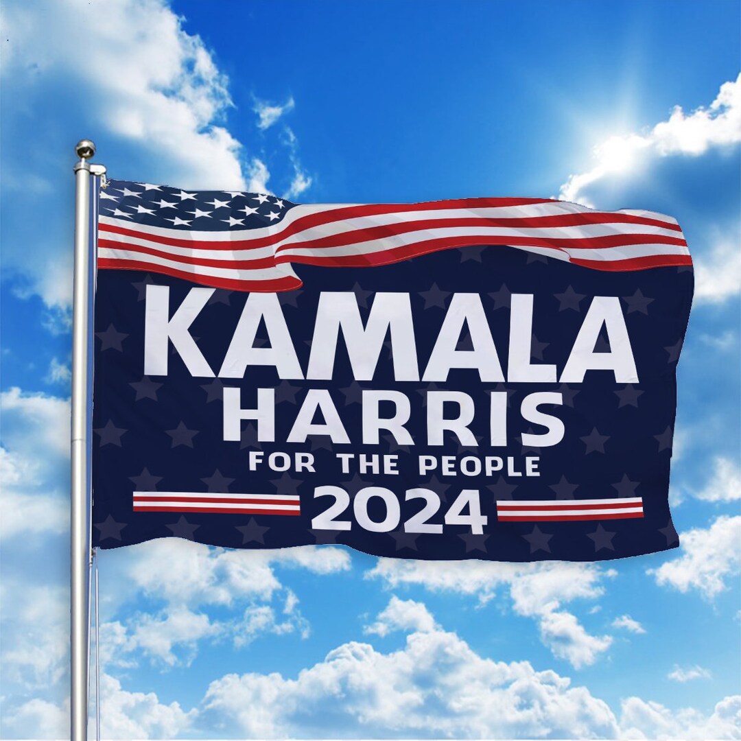 Kamala Harris 2024 Flag, Kamala Harris For President 2024 Flag, Kamala ...