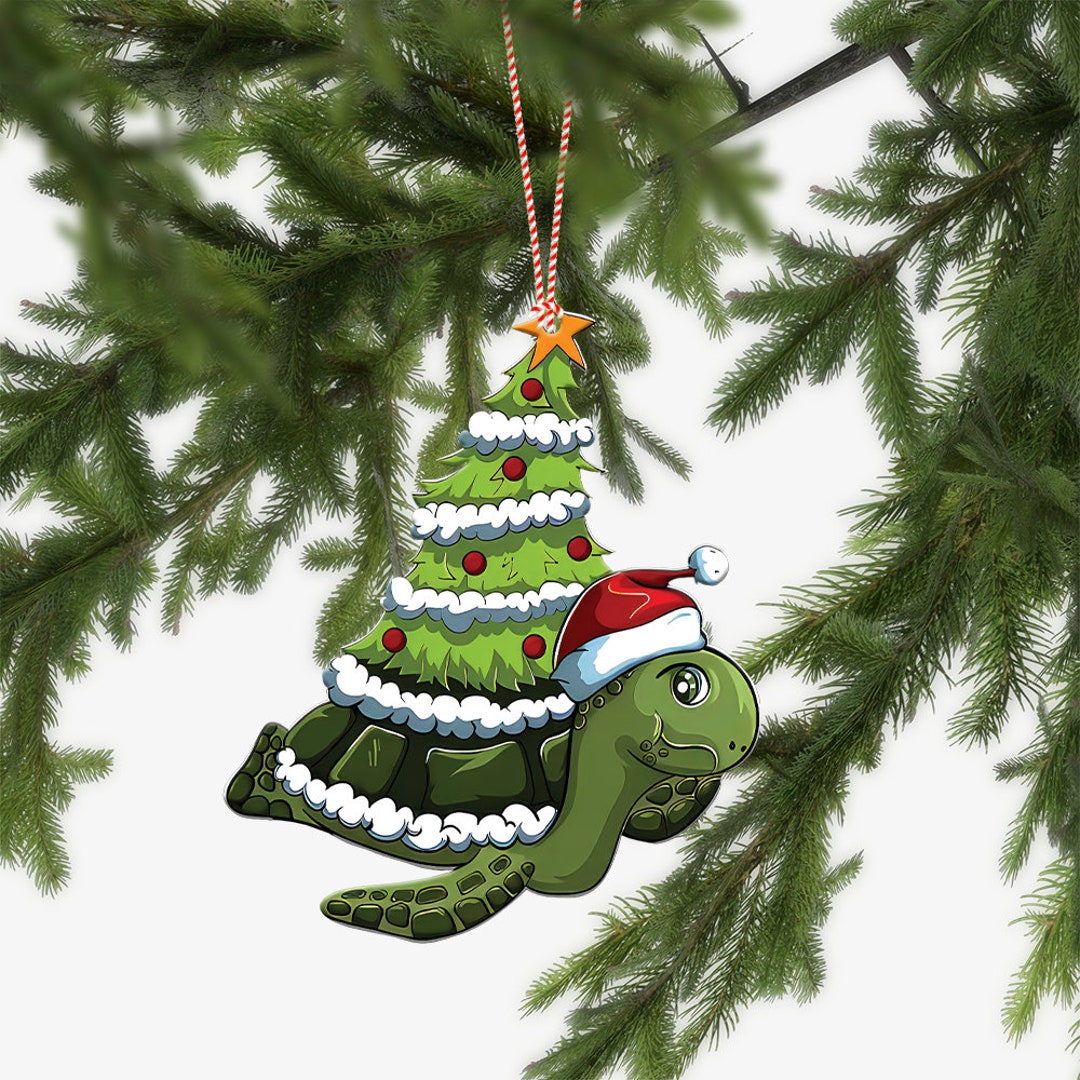 Turtle Christmas Ornament Turtle Car Ornament Turtle Christmas Tree ...