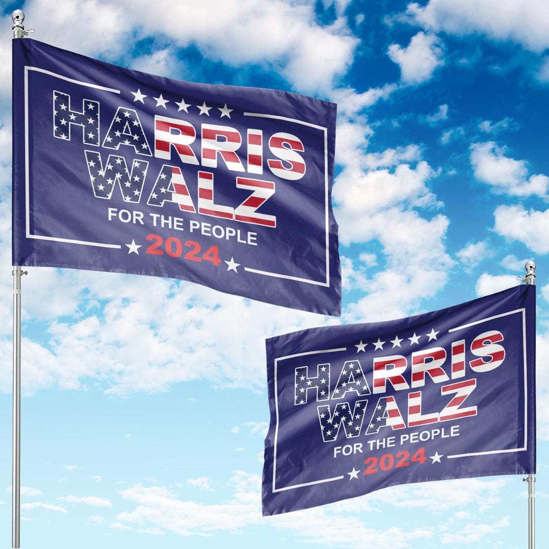 Harris Walz Flag Kamala Harris Flag Harris Walz Flag President Flag ...