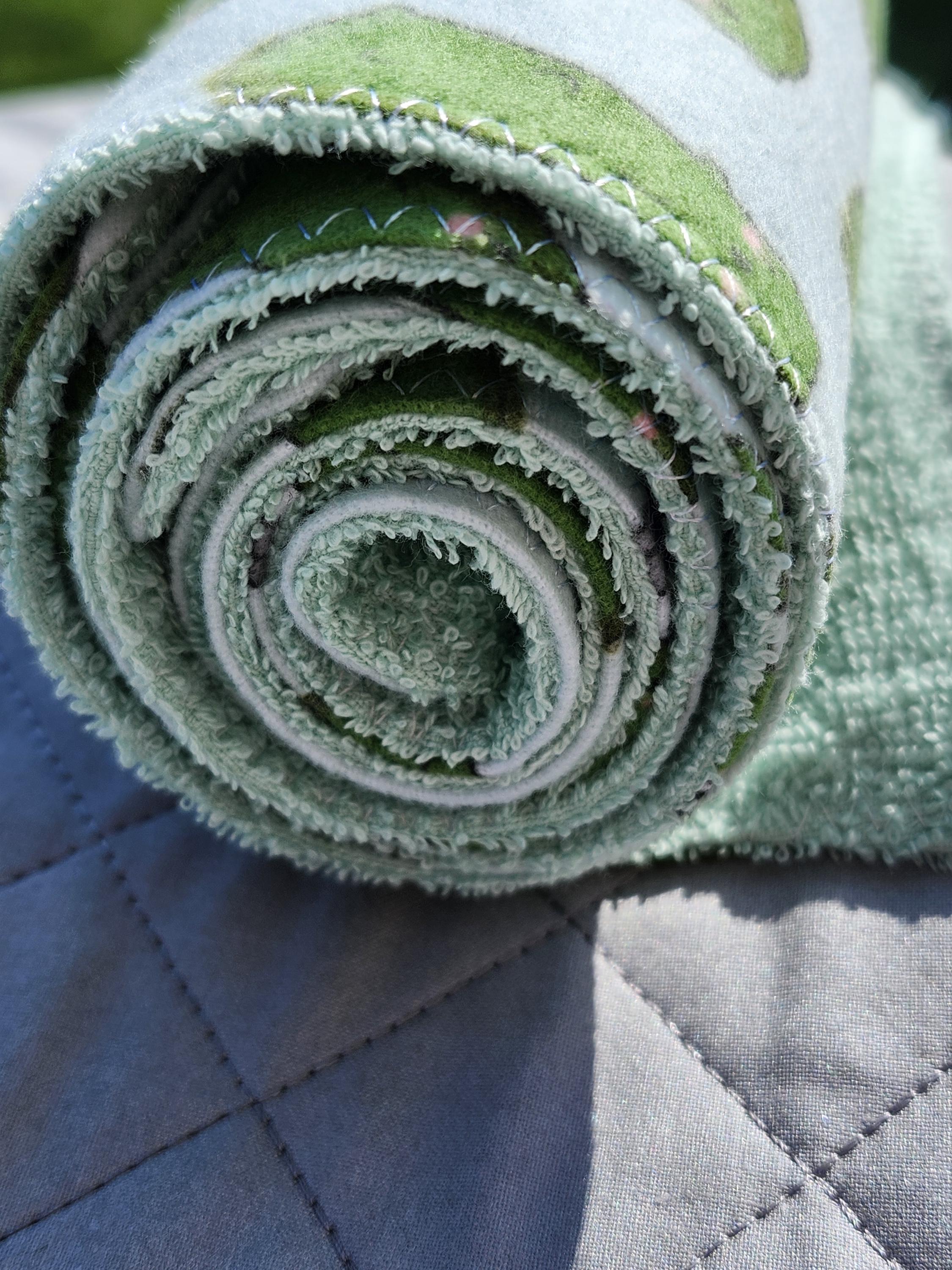 Soft Pickle Pattern Burping Towels - Green or White Backing - Etsy