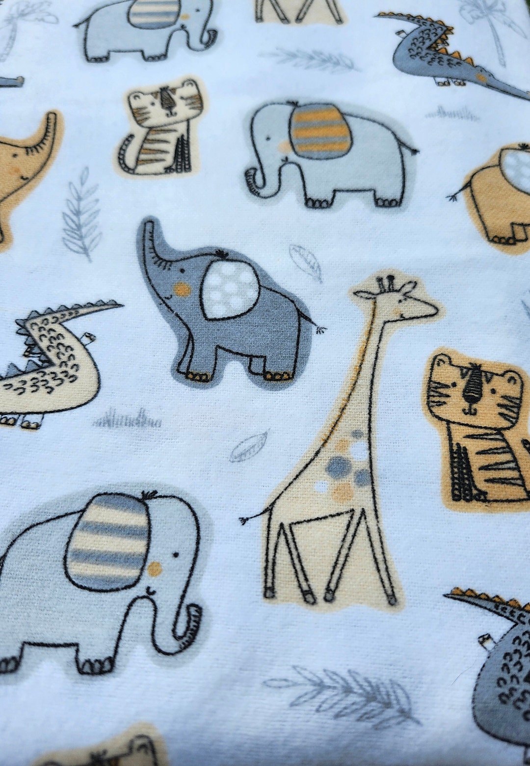 Zoo Animal Baby Burp Cloth Baby Burp Rag, Super Absorbent, Giraffe ...