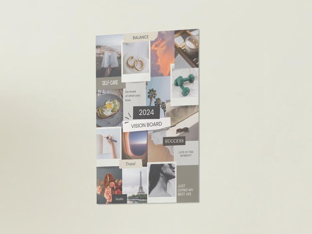 2025 Vision Board Printable Pdf - Etsy