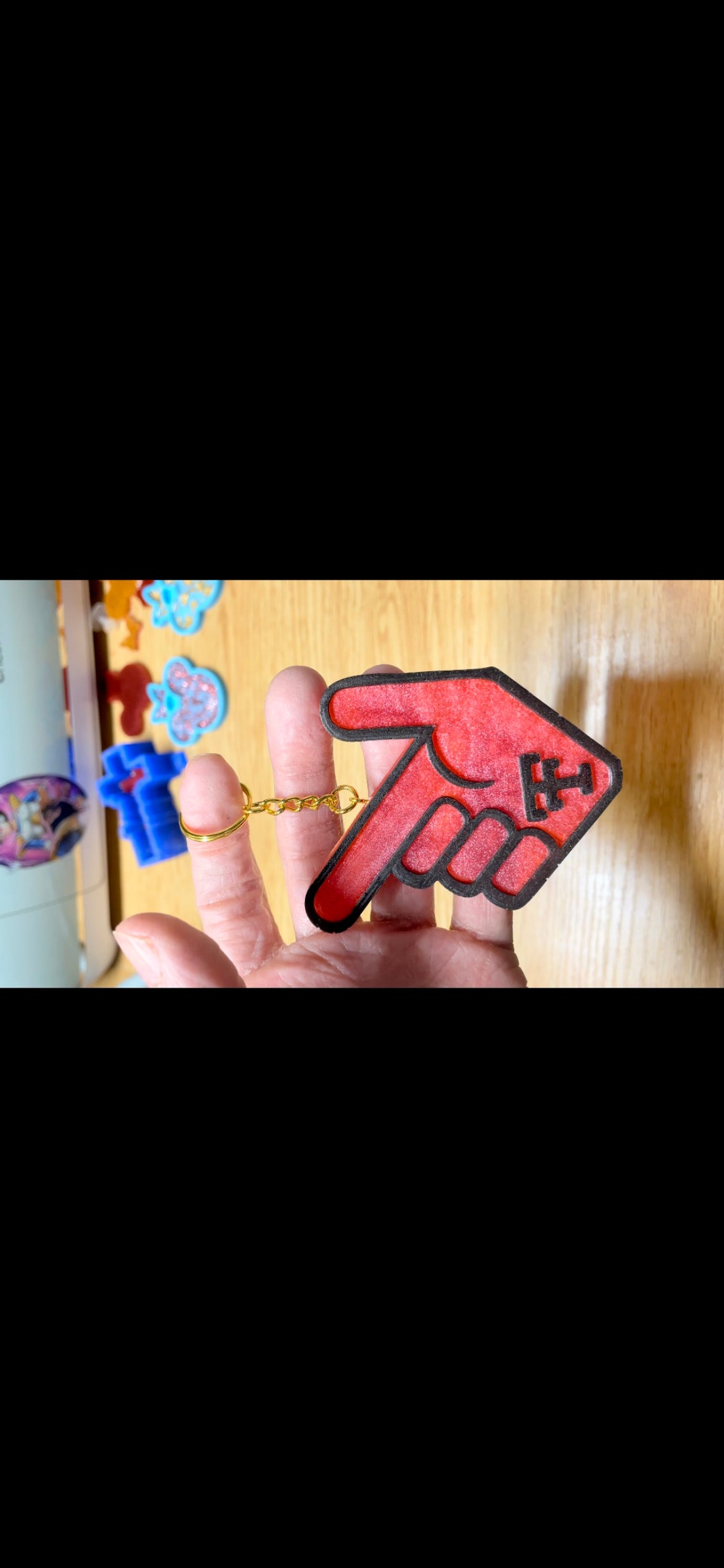 Texas Tech Keychain - Etsy