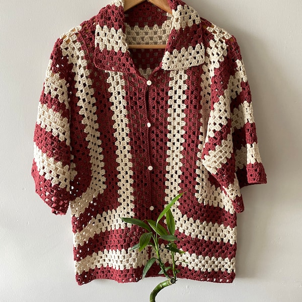 Crochet Shirt - Etsy