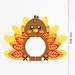 Cute Turkey Thanksgiving Lantern Svg, Turkey Shadow Box, Lantern Paper ...