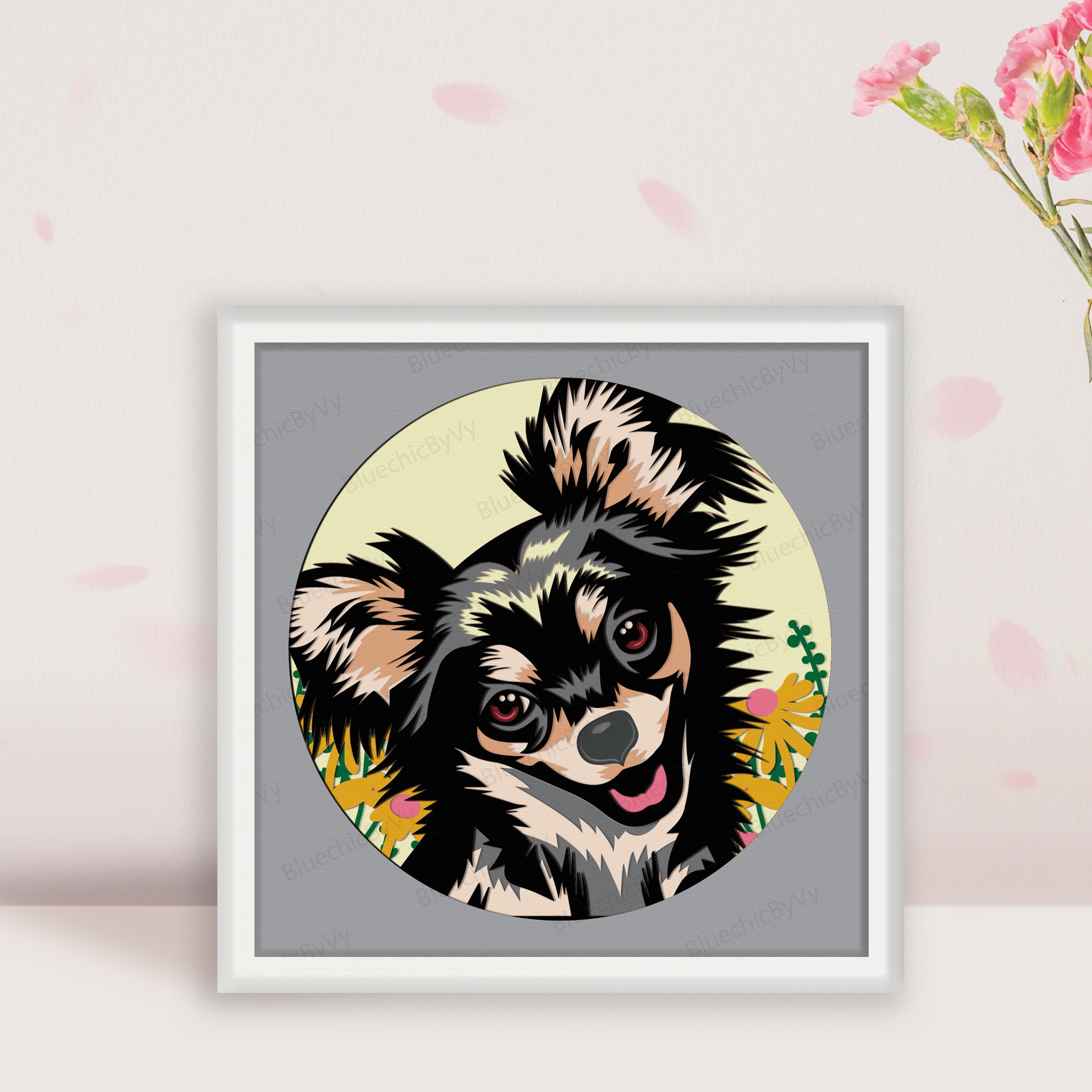 Bundle Dog Breeds Shadow Box SVG, Breeds Shadow Box, for Cricut, Breeds ...