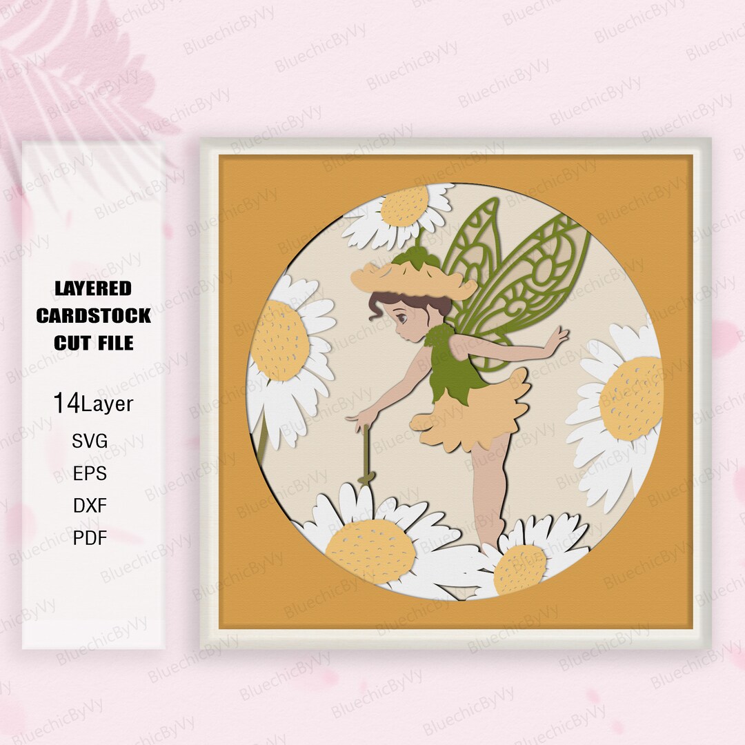 Fairy Princess Shadow Box SVG, Fairy Princess Shadow Box, Princess Gift ...