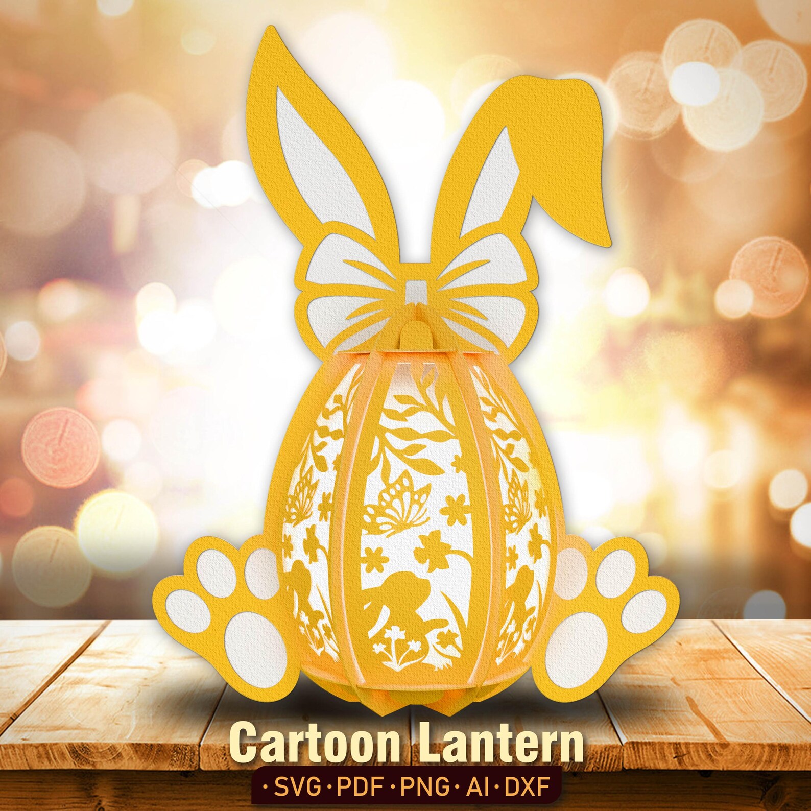 Easter Eggs Lantern Paper Cut File | He is Risen Lantern Easter Lantern ...