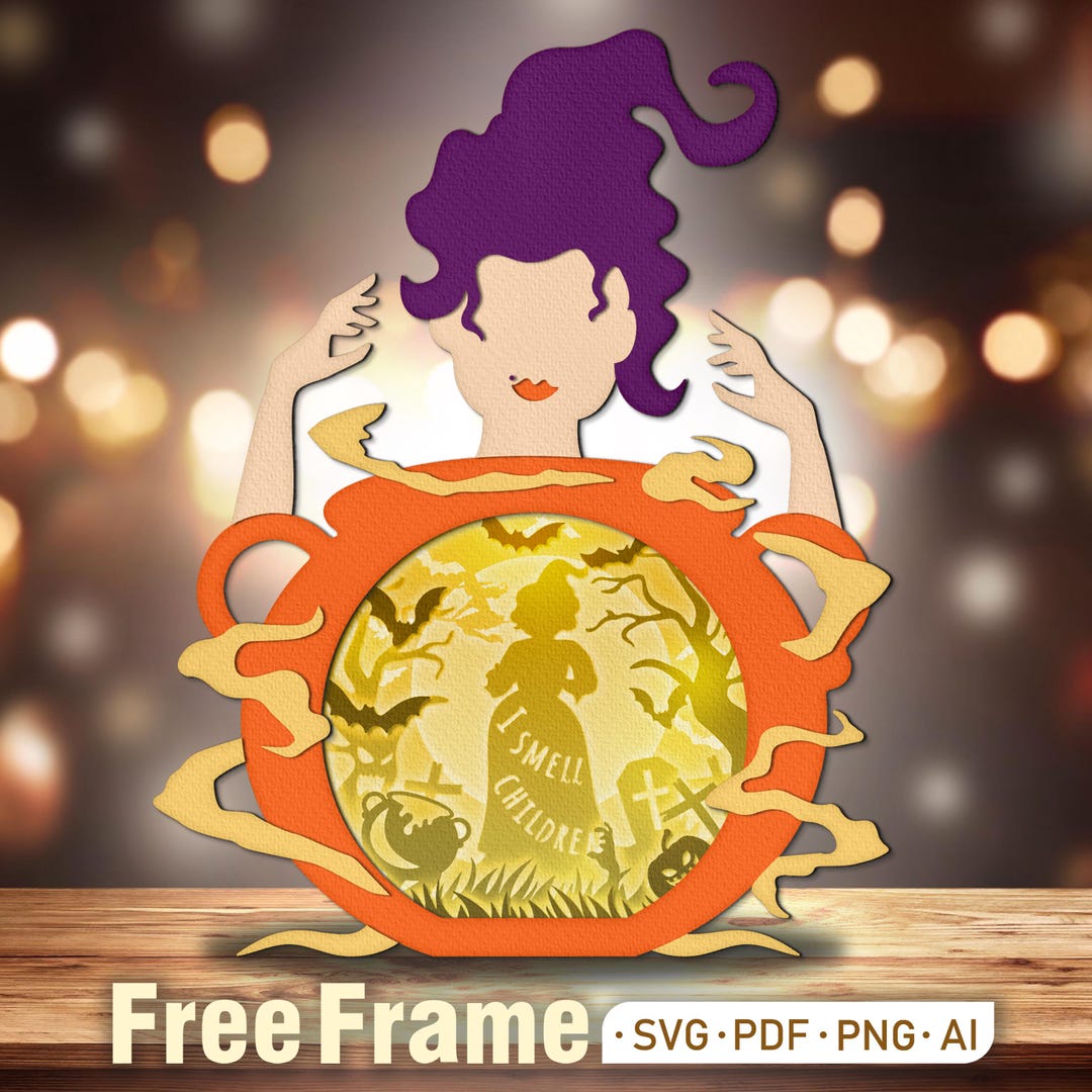 Hocus Pocus Light Box Svg, Hocus Pocus 3D Box, Movie Hocus Pocus Svg ...