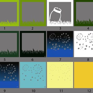 Lightning Bugs in A Mason Jar Shadow Box SVG for Cricut Projects DIY ...