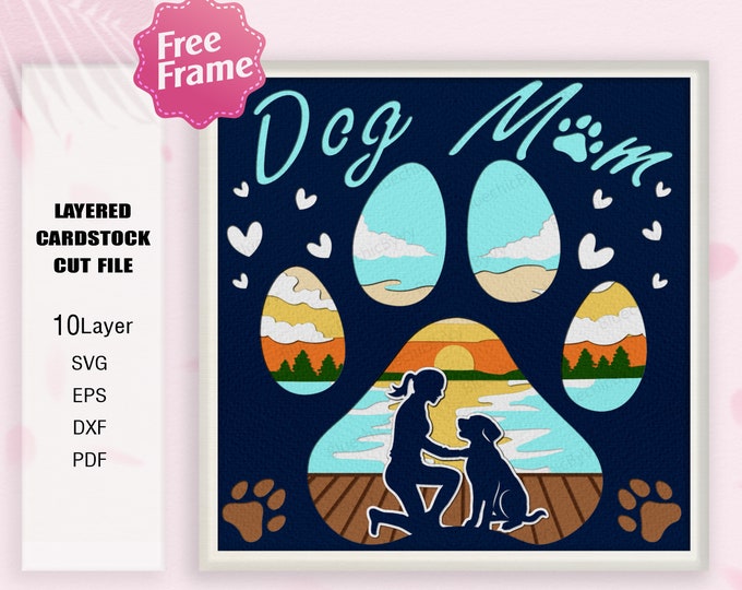 Dog Mom Shadow Box - Etsy Canada