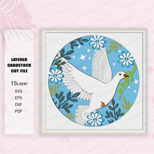 3d Dove Paper - Etsy