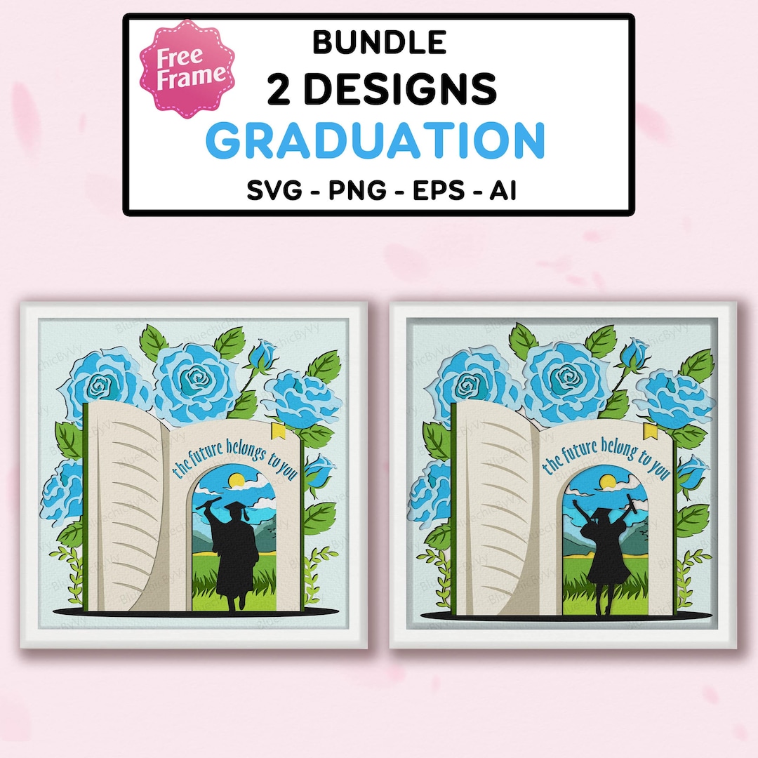 Graduation Shadow Box Svg, Graduation Gift, Graduation Light Box ...