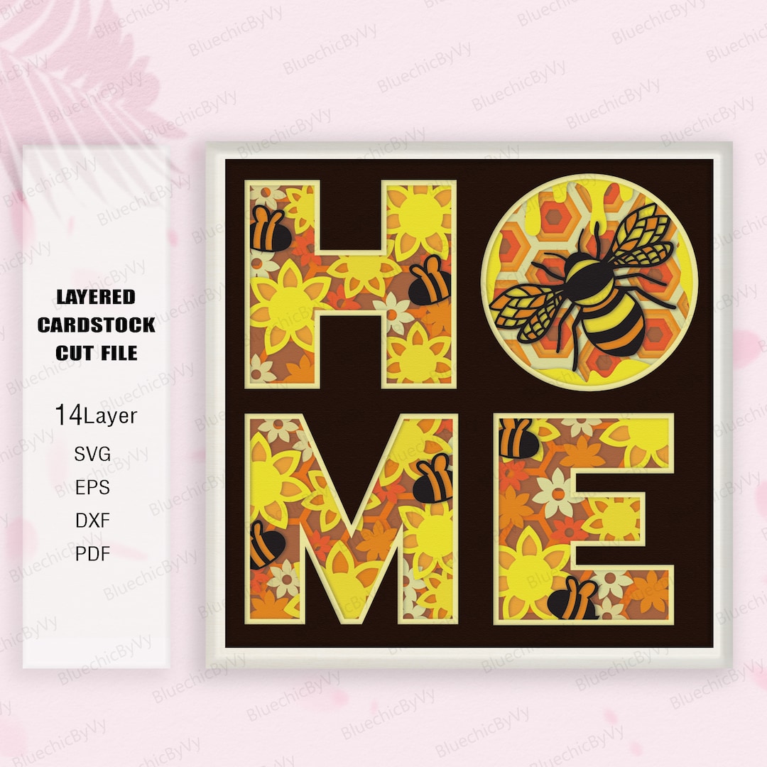 Home Sunflower Shadow Box Svg, Sunflower Gift, Home Sunflower Light Box ...