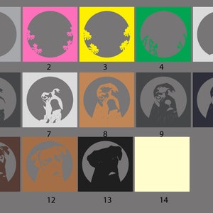 Boxer Dog Shadow Box SVG, Boxer Dog Shadow Box, Gift Dog Lover, for ...