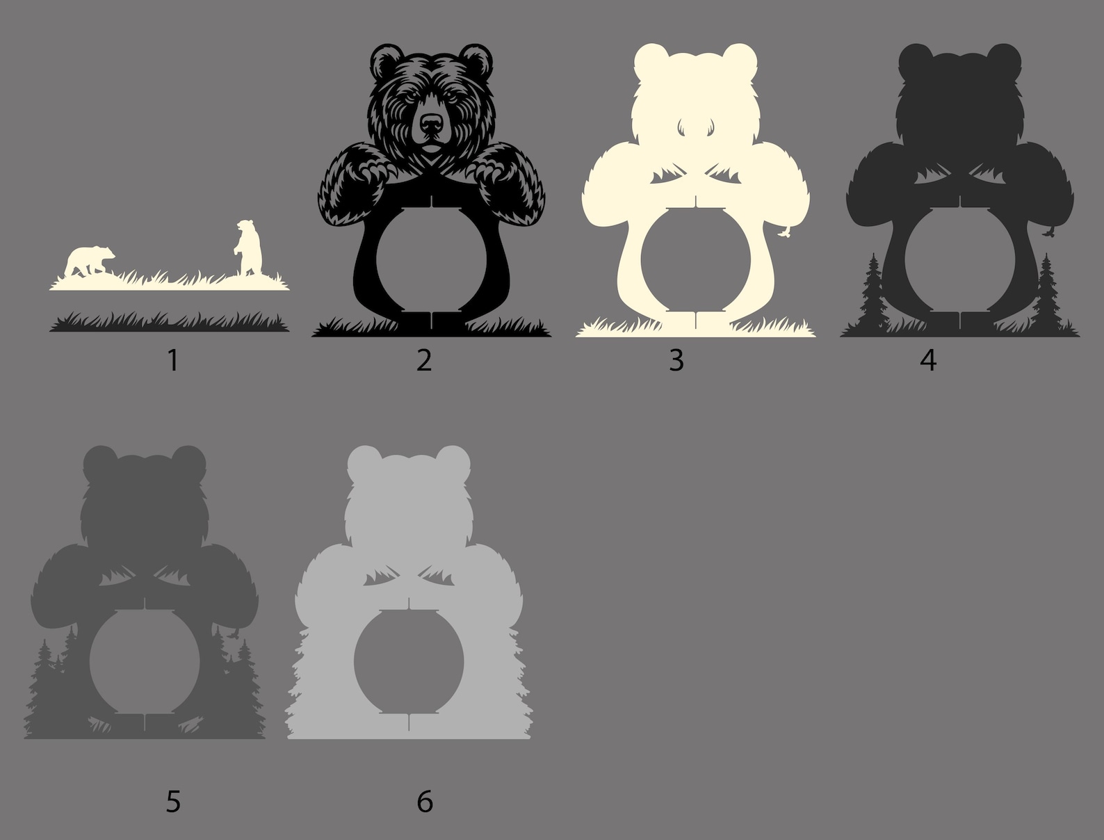 Bundle Animal Silhouette Light Box Svg, Deer Shadow Box, Lantern Paper ...