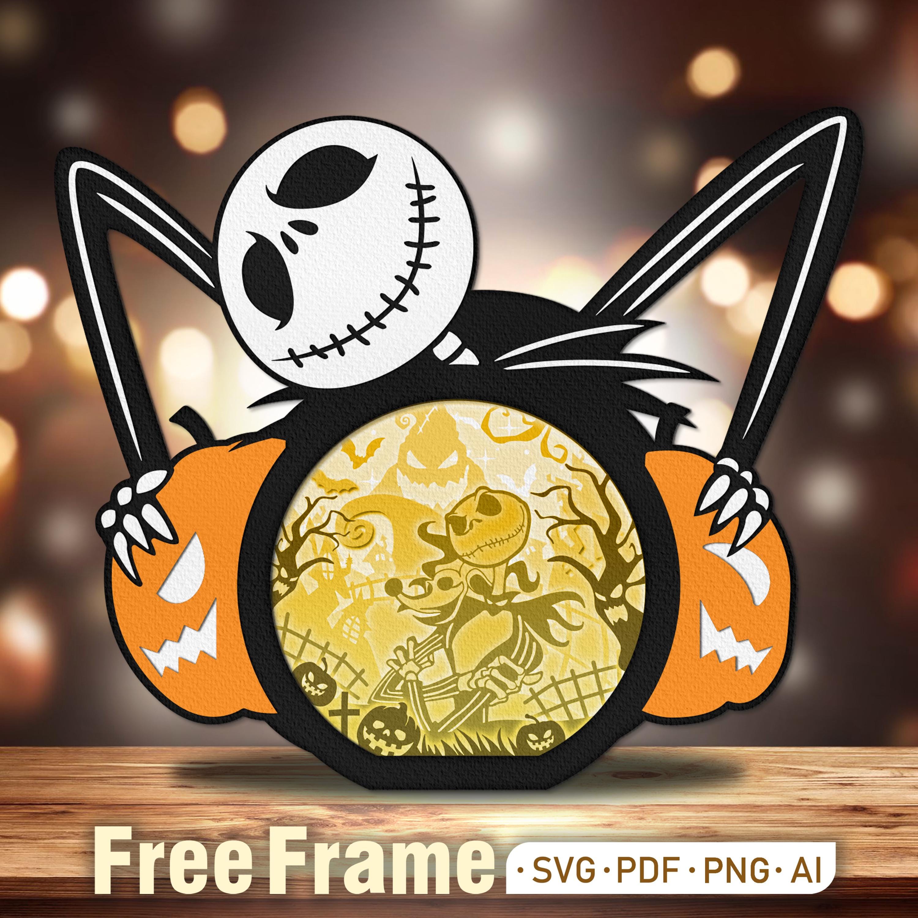 Bundle Nightmare Before Light Box Svg,nightmare Before 3dbox,jack ...