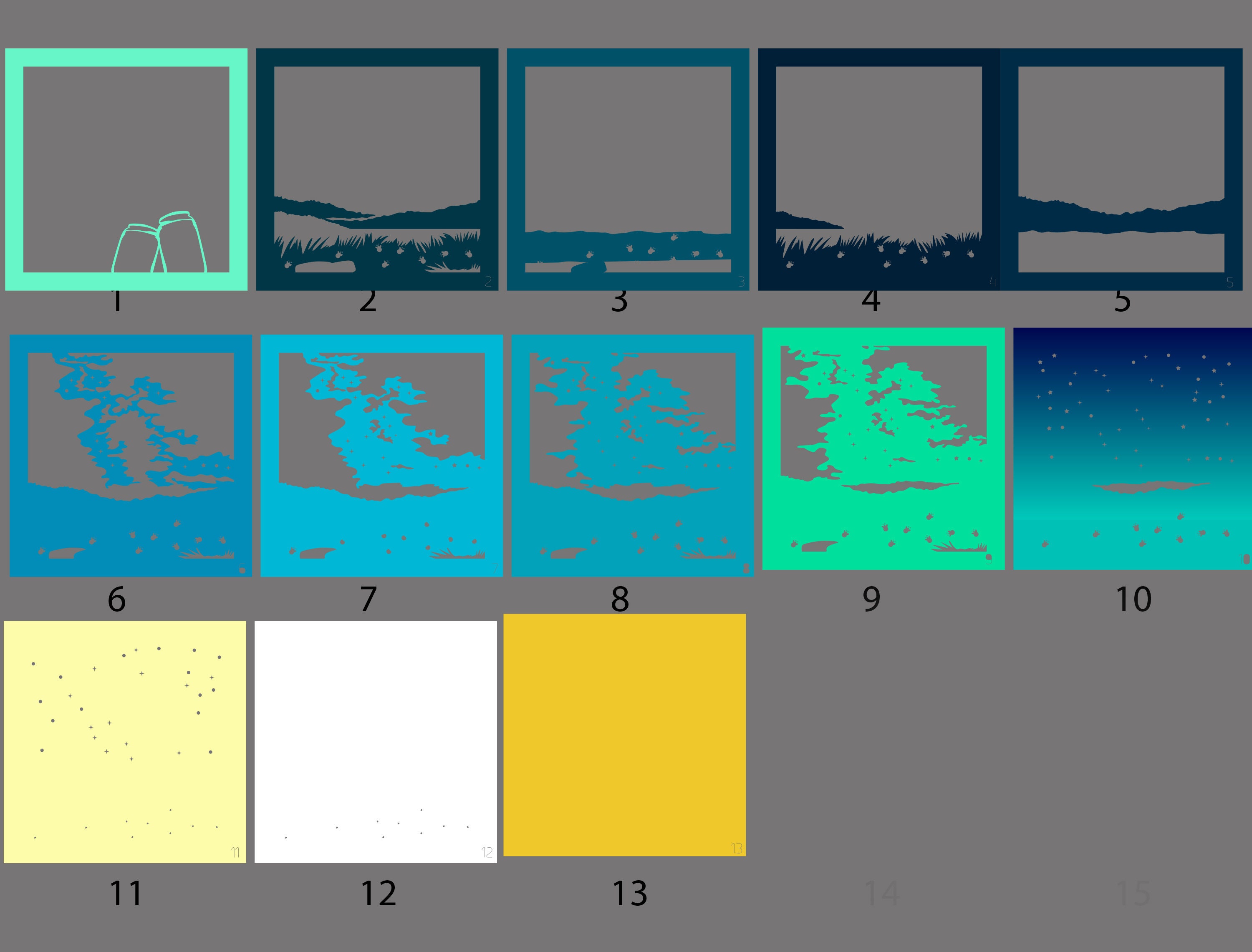 Lightning Bugs in A Mason Jar Shadow Box SVG for Cricut Projects DIY ...