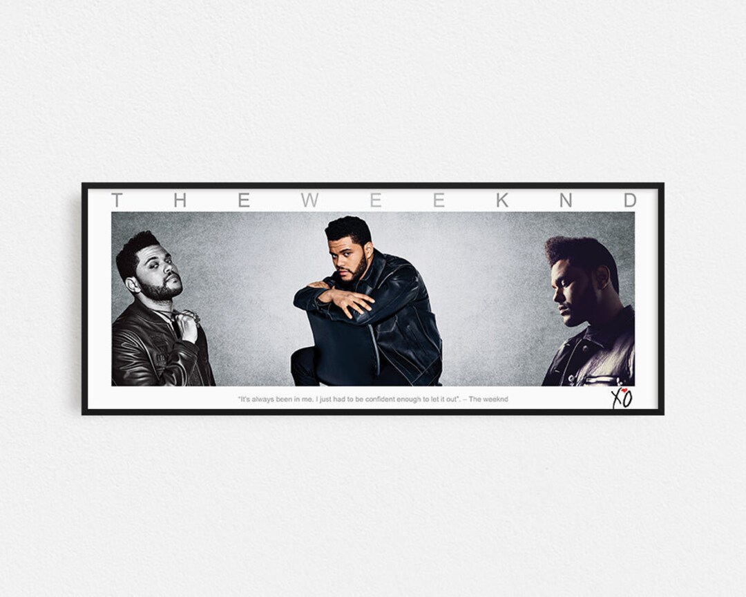 THE WEEKND PANORAMIC Collage Print Signed Framed Wings - Etsy