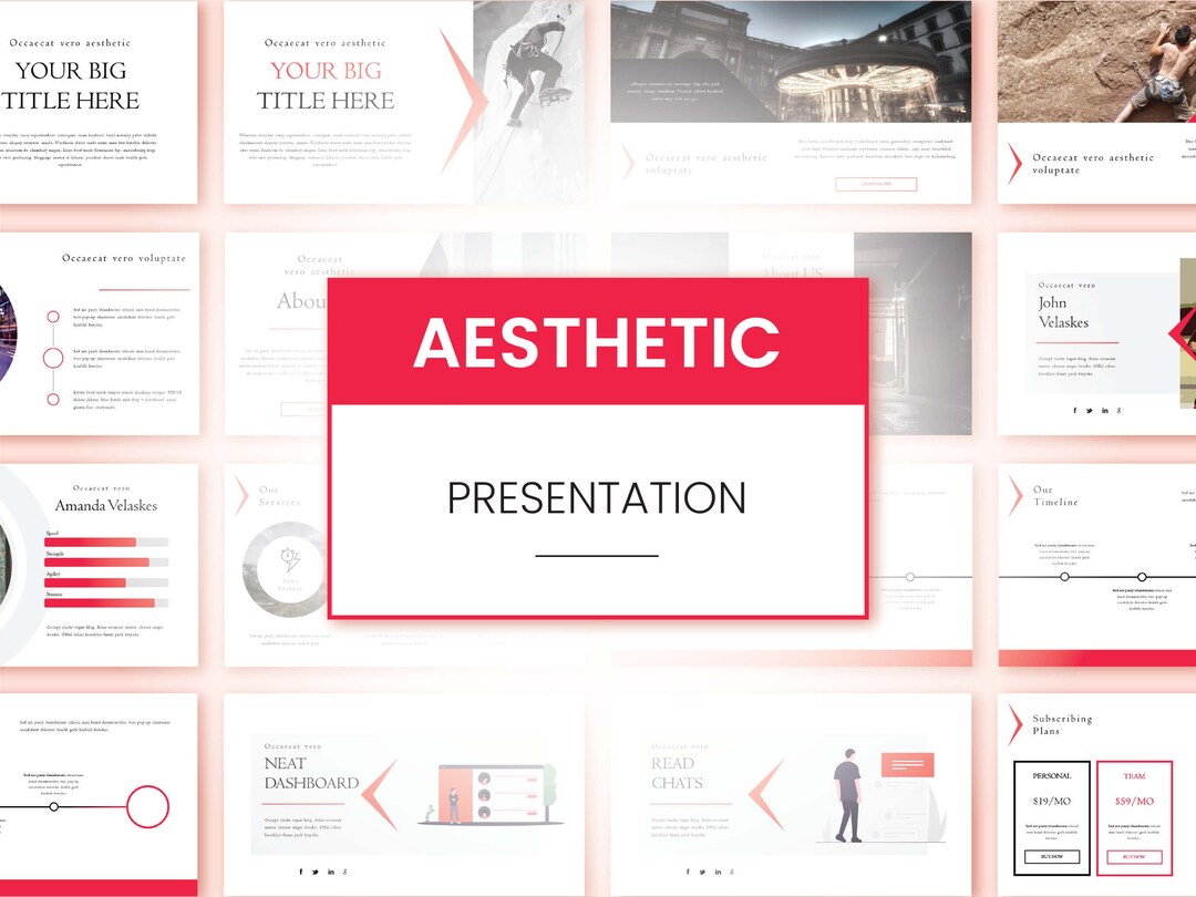 Aesthetic Powerpoint Template, Business Powerpoint Presentation ...