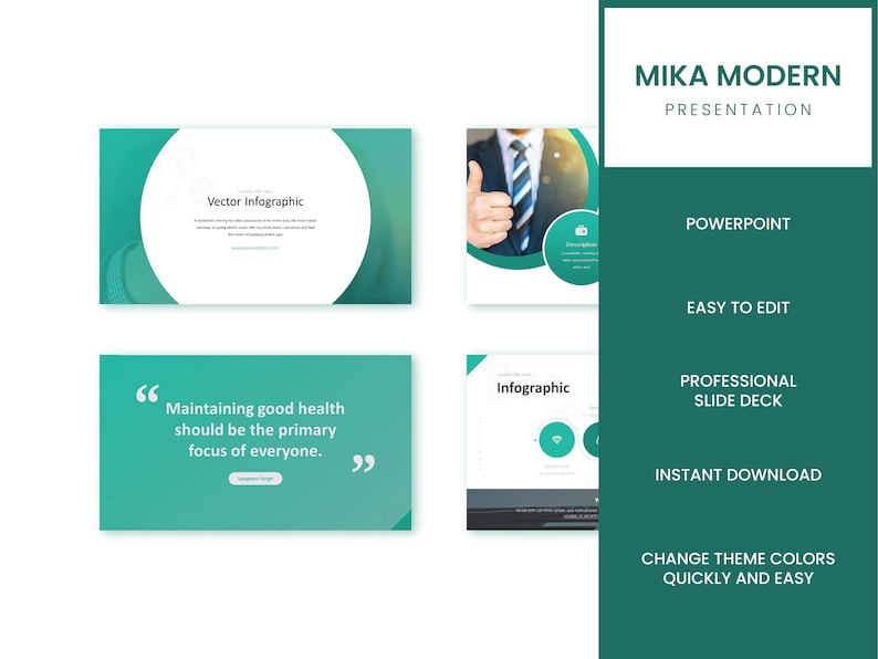 Minimalistic Powerpoint Template, Professional Powerpoint Template, PPT ...