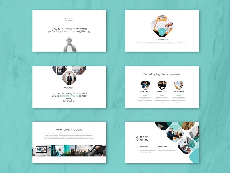 Simple Powerpoint Template, Modern PPT Slides, Digital Product PPT ...