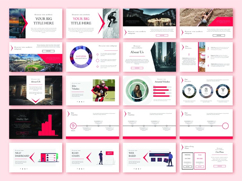 Minimal Powerpoint Template, Modern PPT Template, Simple Editable PPT ...