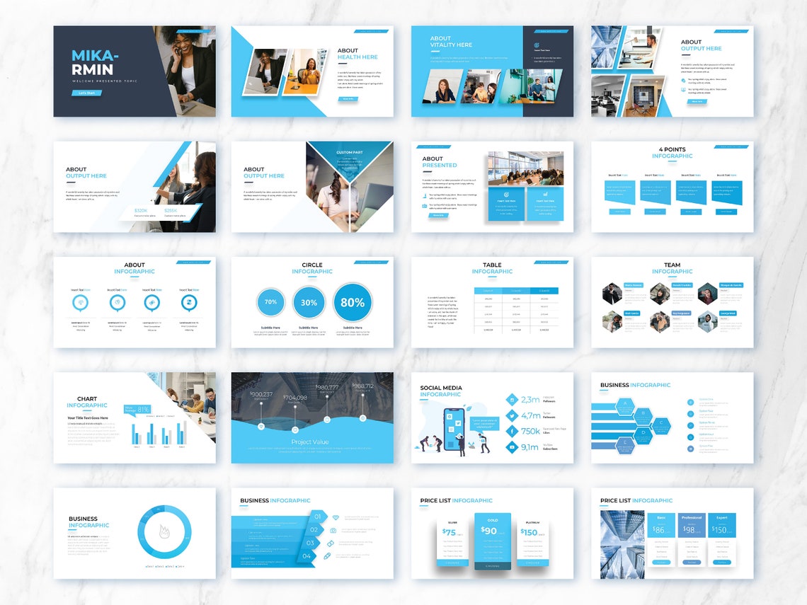 Professional Powerpoint Template Minimal Powerpoint Template For