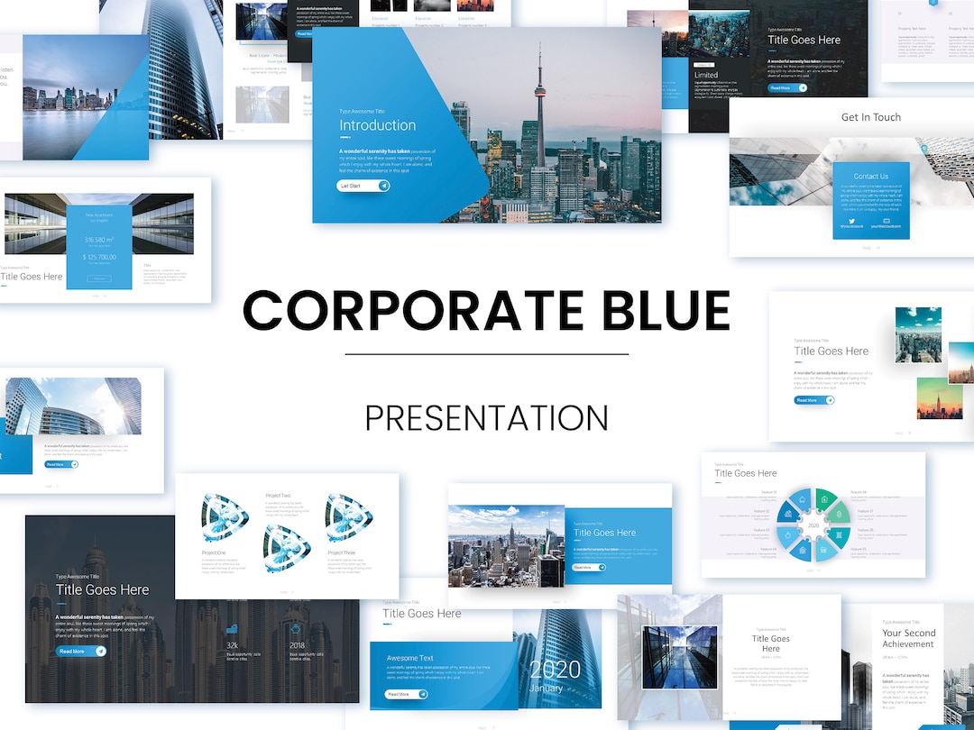 Business Powerpoint Template, Modern Powerpoint Template, Modern ...