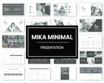 Minimal Powerpoint Template - Etsy