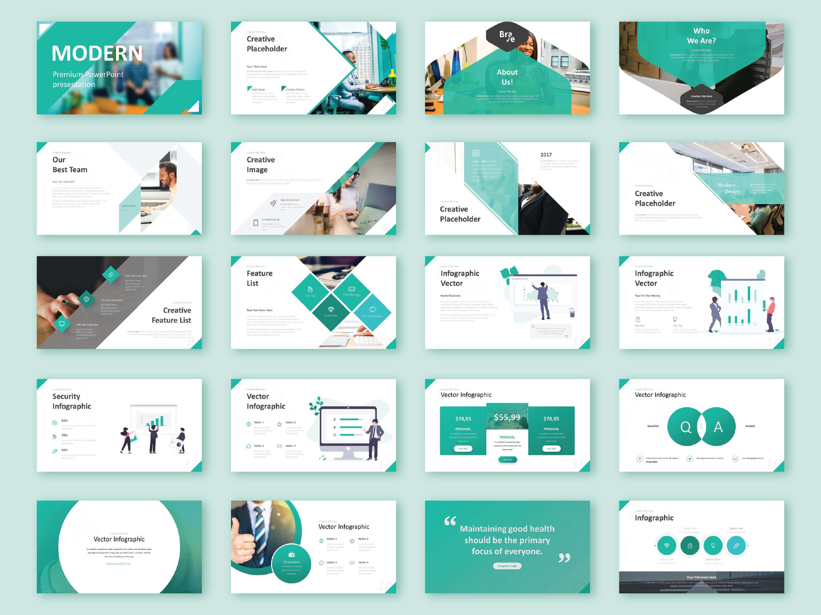 Modern Powerpoint Presentation Template, Powerpoint Template for ...