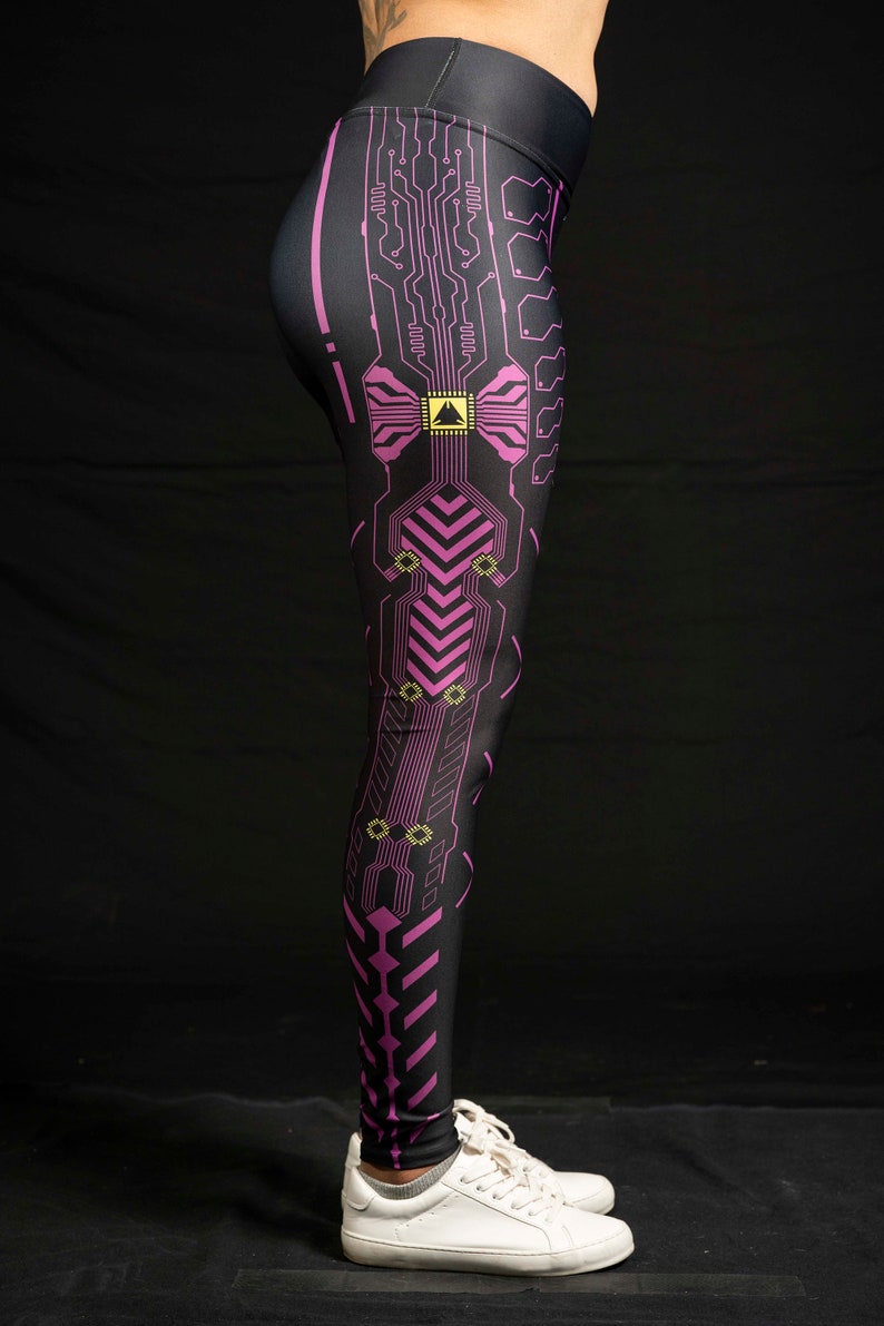 Cyborg Prototype // Leggings // Cyberpunk Sci-fi Work Out Gear - Etsy
