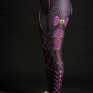Cyborg Prototype // Leggings // Cyberpunk Sci-fi Work Out Gear ...