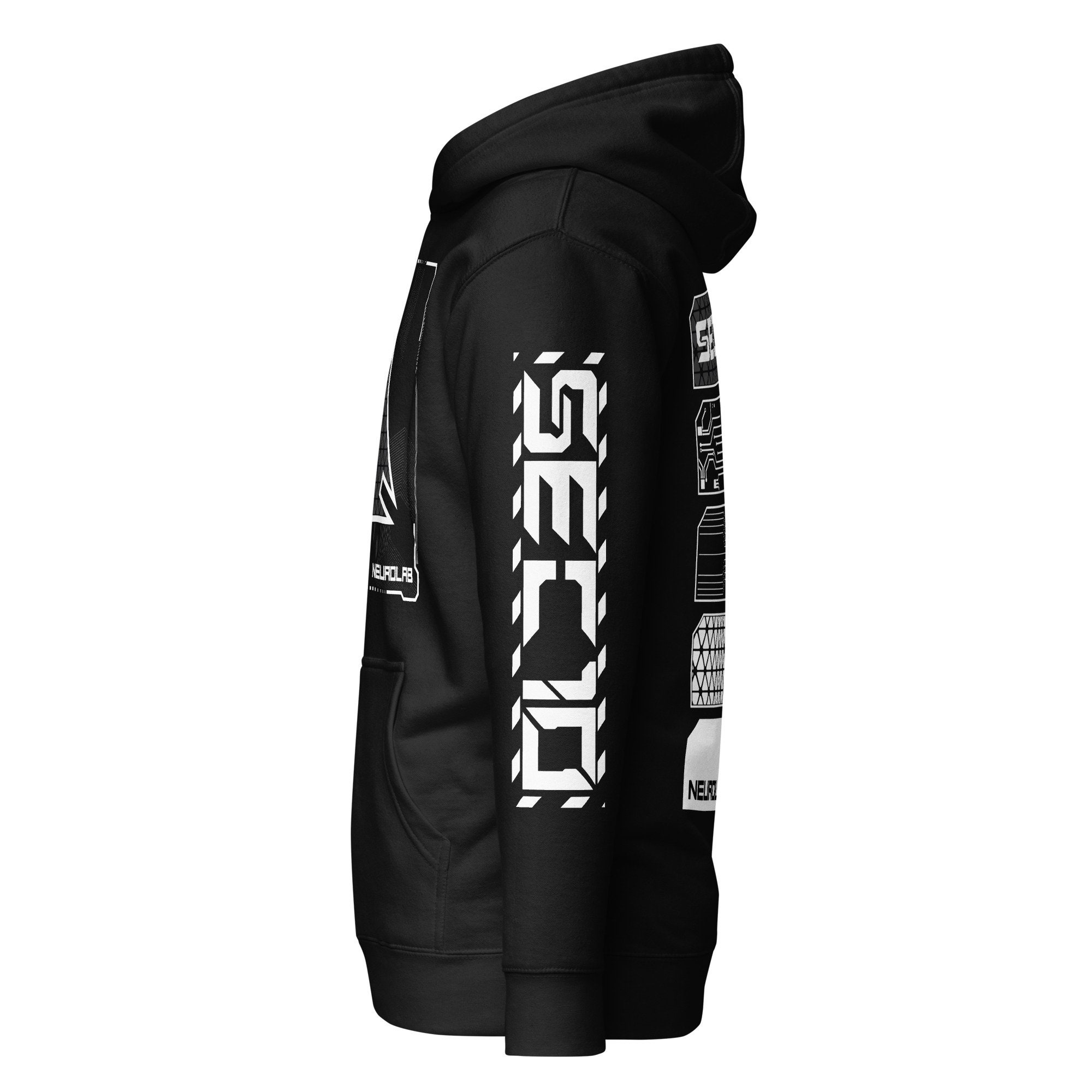 Section 10 // Hoodie // Circuits // Cyberpunk Sci-fi Hoodie ...