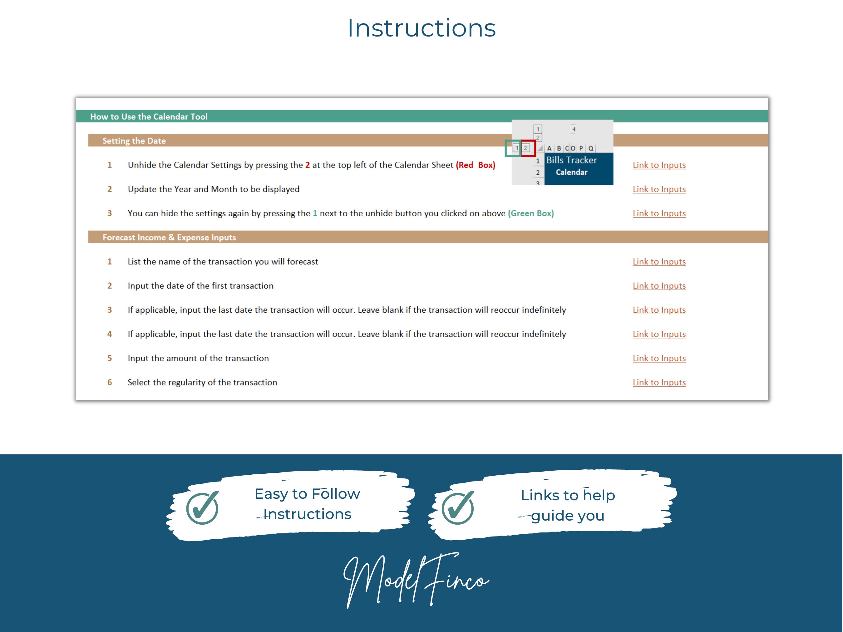 Printable Bill Payments Calendar | Excel Spreadsheet Template ...