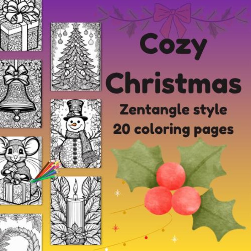 Zentangle Christmas - Etsy