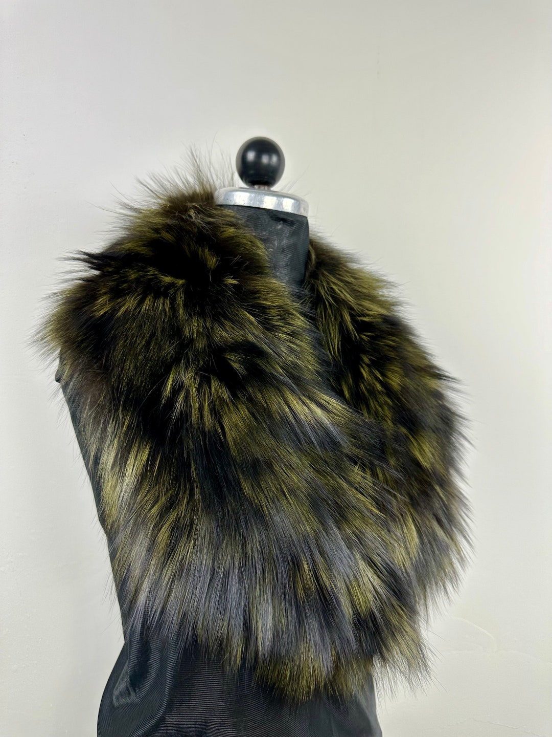 Genuine Fur Fox Collar, Real Fur Collar, Fur Stole, Luxury Fox Fur ...