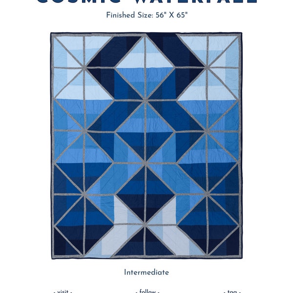 Waterfall Quilt Pattern Pdf - Etsy