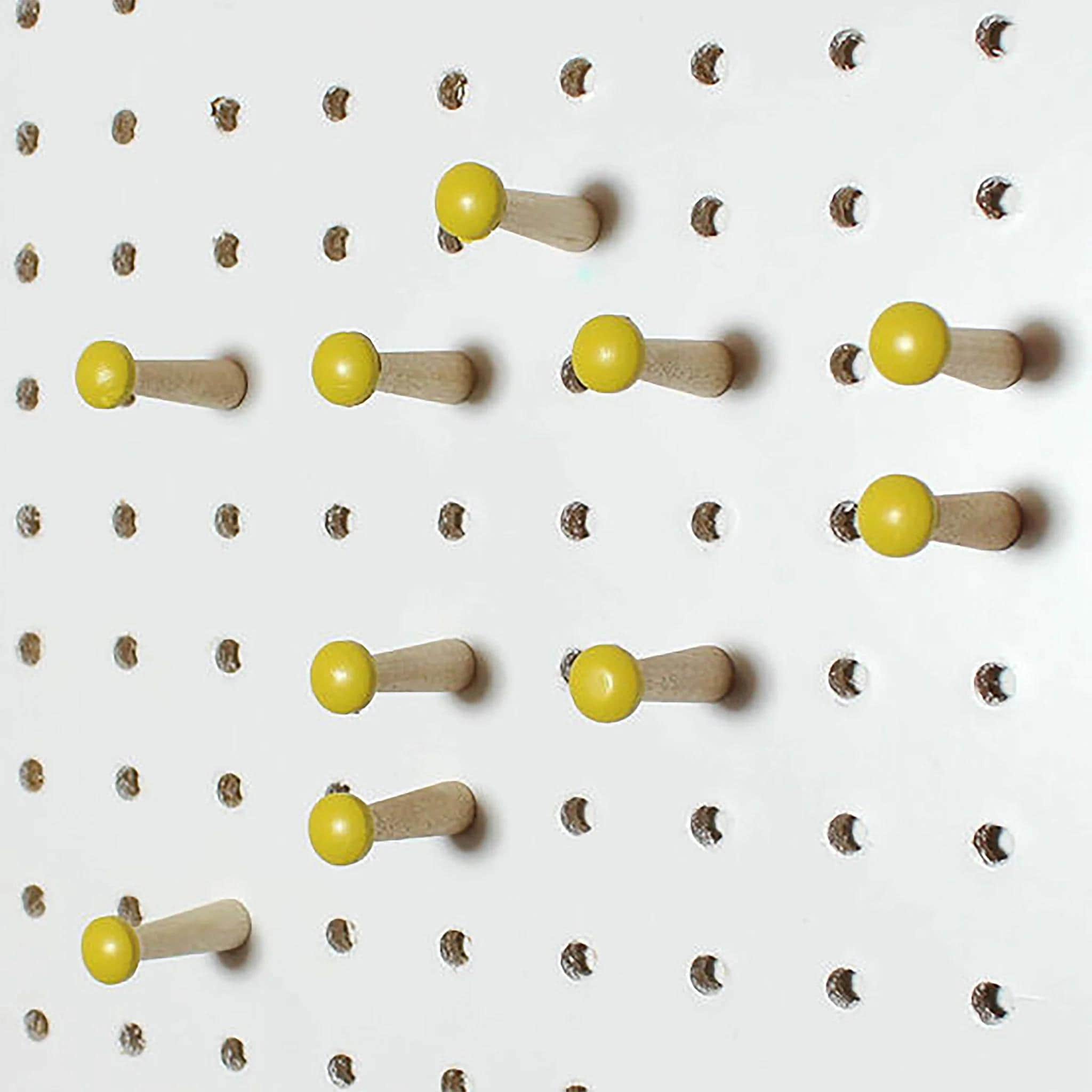 Wooden Pegboard Peg Pack - Etsy