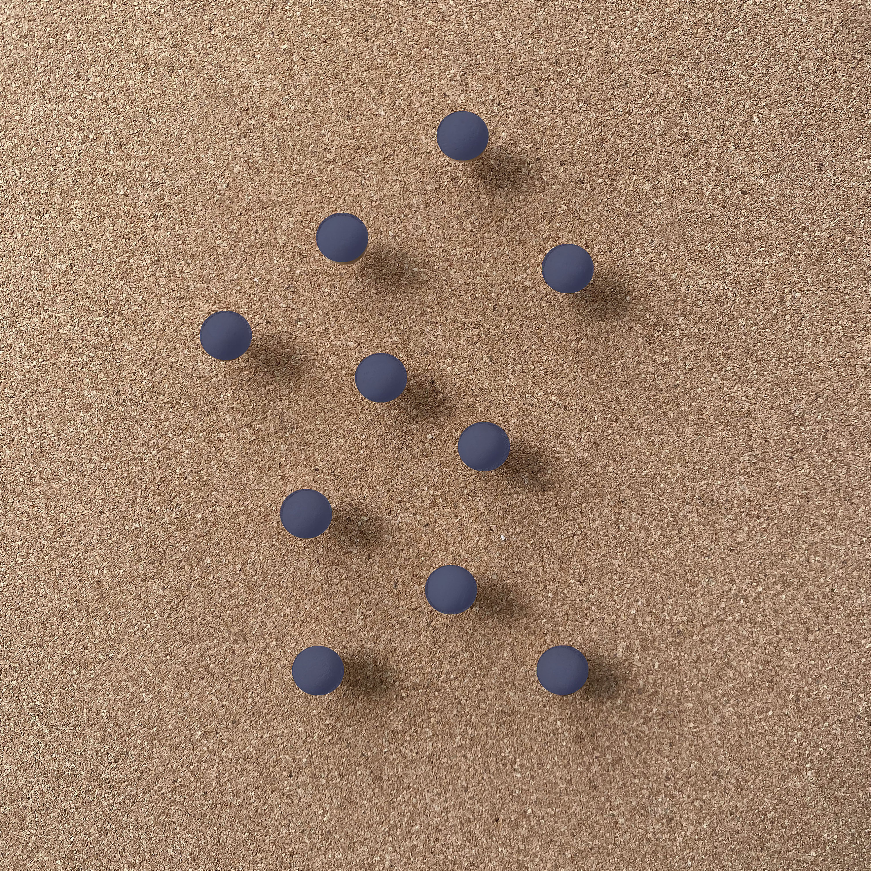 Wooden Ball Cork Board Pins - Pack of 10 - Etsy
