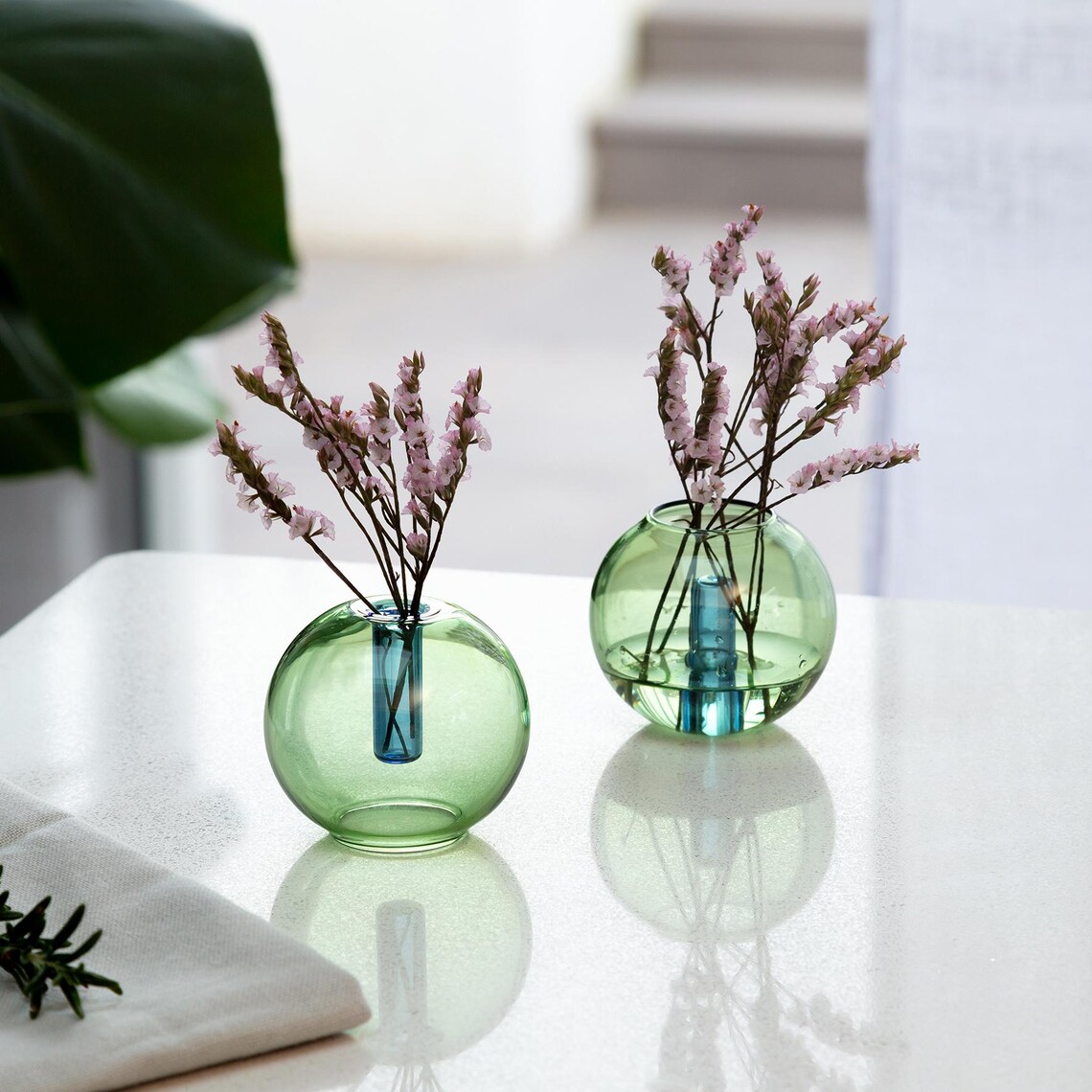 Mini Bubble Glass Vase - Etsy