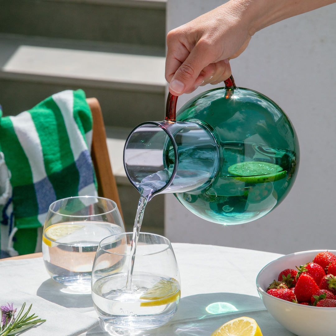 Pablo Glass Jug- Large - Etsy