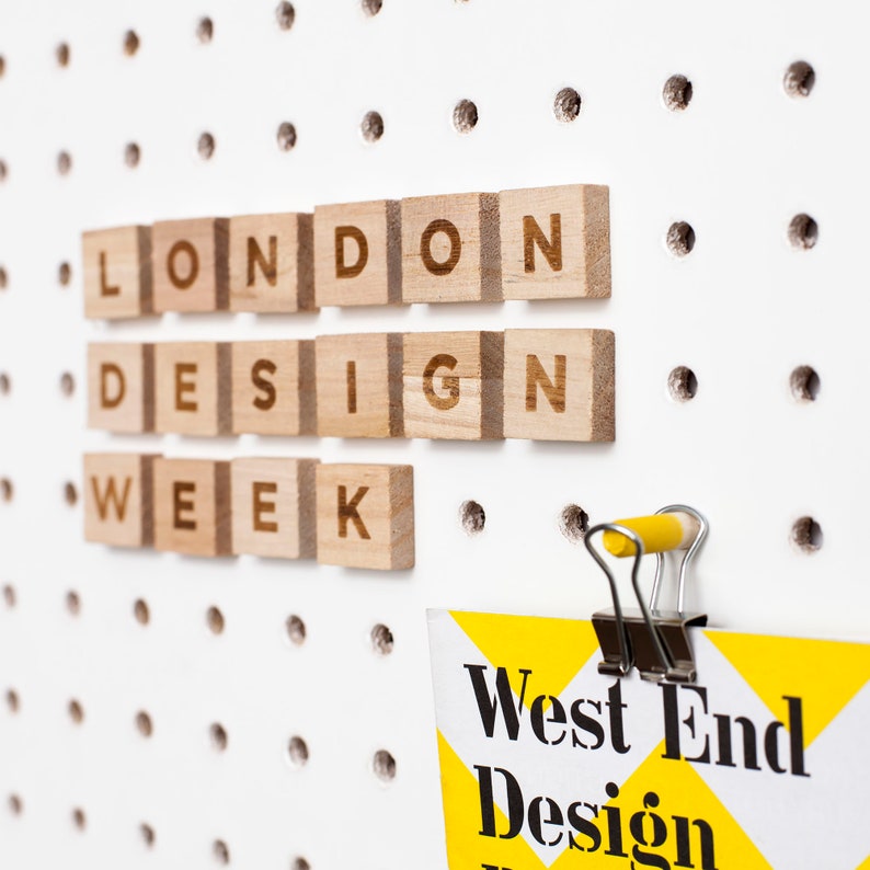 Wooden Letters for Pegboard - Etsy